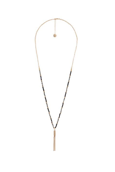Tassle Necklace Gold