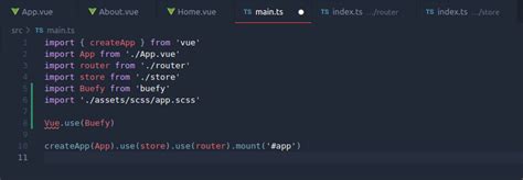 Vue 3 With Typescript Can T Use Buefy Issue 15 Buefy Vue Cli