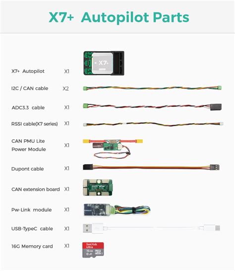 cuav x7 autopilot flight controller px4 apm airmobi uav