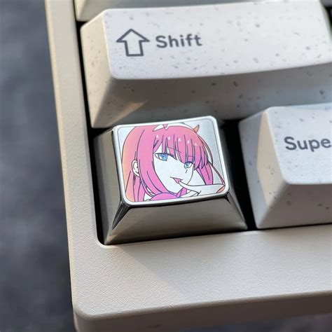 Zero Two Control Key Keycaps Stunning Noveltykeycaps