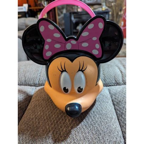 Pti Holiday Minnie Mouse Figural Plastic Purse Candy Easterbucket