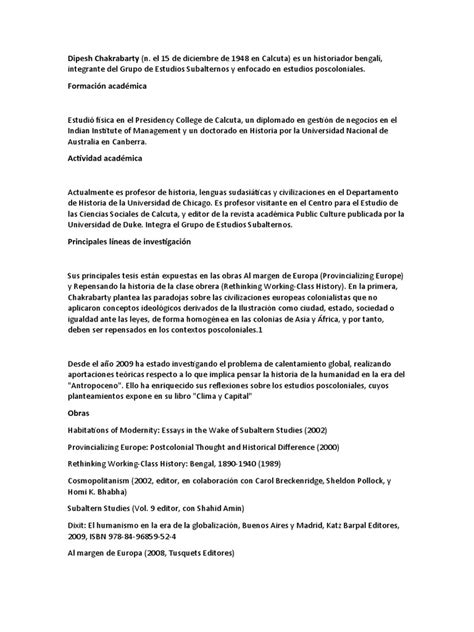 Dipesh Chakrabarty Pdf