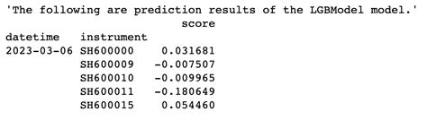 关于预测数据对应日期的疑问 · Issue 1543 · Microsoftqlib · Github
