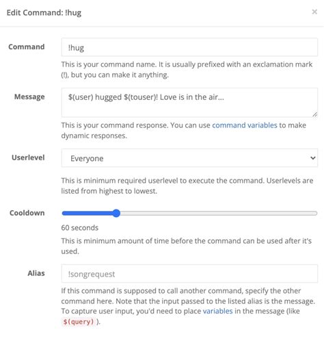 How To Set Up Hug Command On Nightbot Easy Guide Get On Stream