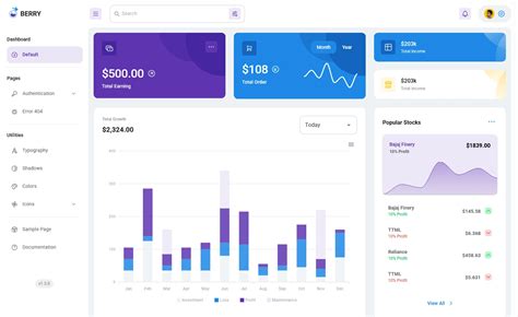 Berry Free Responsive Vuejs Admin Dashboard Template Themewagon