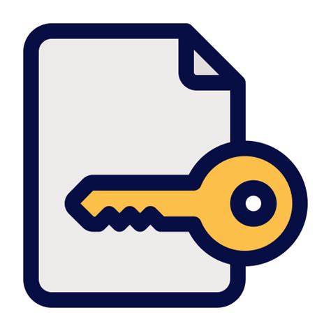 Encryption Generic Outline Color Icon Encryption Generic Outline Color Icon