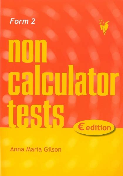 Non Calculator Tests Form 2 BDL Books