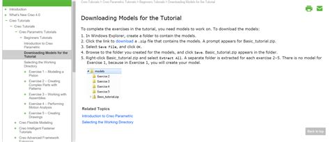 Solved Tutorial Models Are Not Available In Download Link Ptc