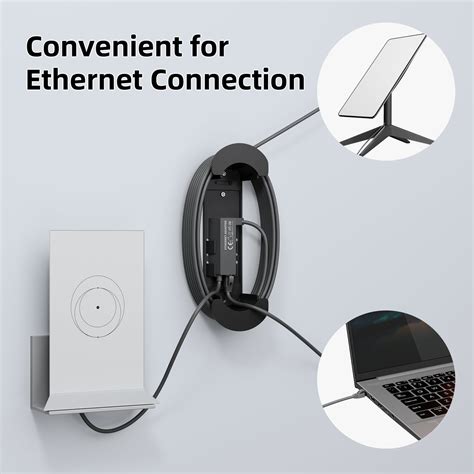 Starlink Standard Actuated Gen 2 Ethernet Adapter Kit With Cable Caddy Daier