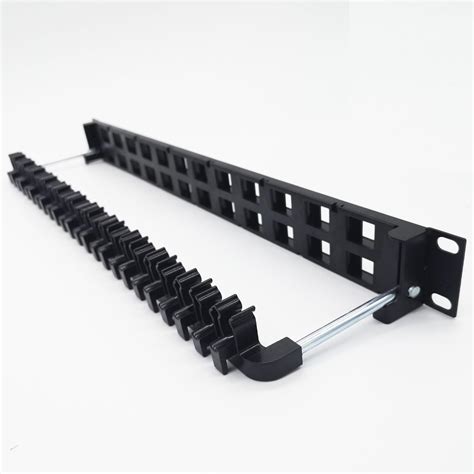 Patch Panel Pjack Angular Cat6a Blindado 24 Puertos Satra