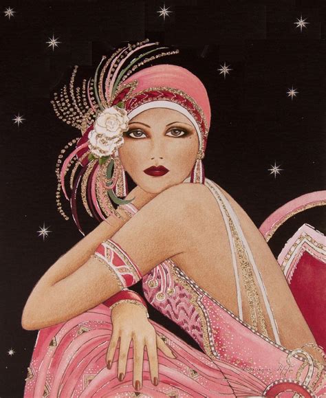 Леди совершенство Art Deco Posters Art Deco Illustration Art Deco