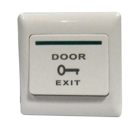 ABS White Electric Lock Push Exit Button Switch At 65 Piece In New Delhi ID 22134584788
