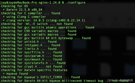 关于mac Os 非homebrew安装 Nginx 方式mac不使用brew安装nginx Csdn博客