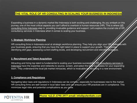 Ppt The Vital Role Of Hr Consulting In Scaling Your Business In