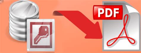How To Convert Access Report To Pdf File
