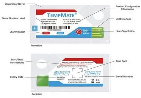 Tempmate S1 Single Use Disposable Temperature Data Logger Excel Pdf Usb At Rs 1350 In Hyderabad