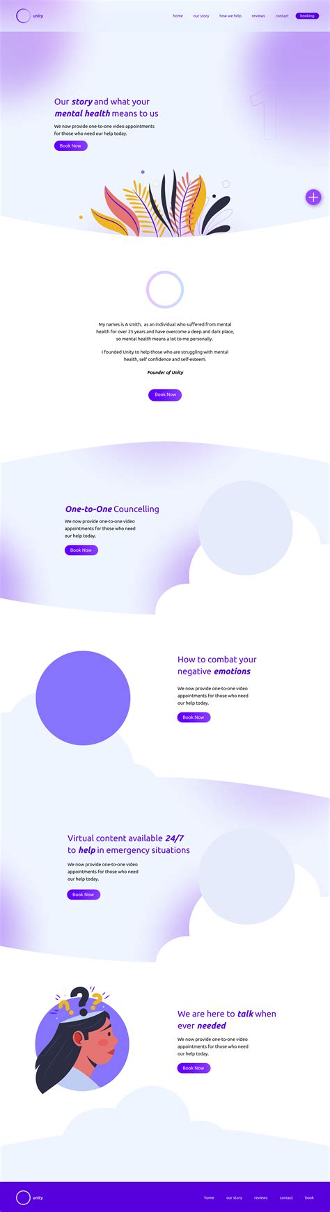 Unity Ui Ux Design Behance