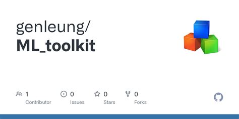 GitHub Genleung ML Toolkit
