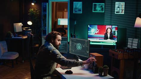 developer inserting disk into pc containing conscient ai waving hand saluting creator it admin