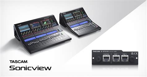 Tascam If St2110 Smpte St 2110 Expansion Card