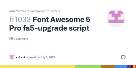 Font Awesome 5 Pro Fa5 Upgrade Script · Issue 1033 · Oblador React Native Vector Icons · Github