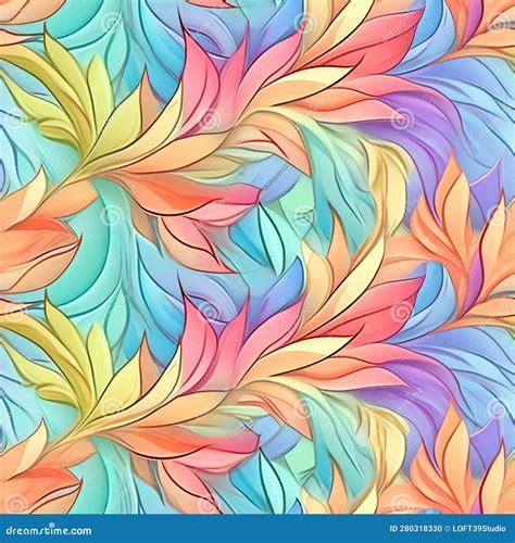 Generative Ai Seamless Pattern Of Intertwined Stock Illustration Illustration Of Background