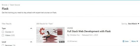 10 Best Free Online Python Flask Training Courses 2023