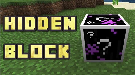 Minecraft Pe How To Get Hidden Blocks Youtube