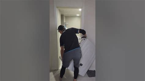 Ep021 이사후 좁은 세탁실 입구때문에 세탁기가 안들어갈때~~~삼성 그랑데 드럼세탁기 분해 조립후 설치하기~~~ Youtube