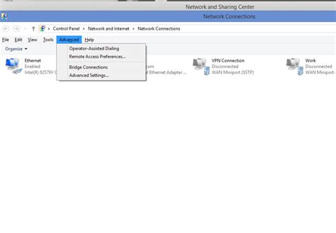 Adapter Settings Windows Adapter