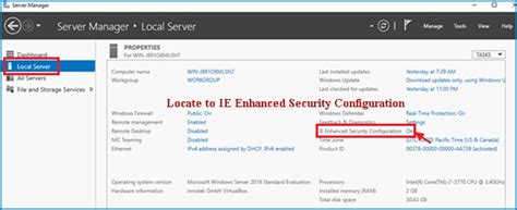 Turn Off Ie Enhanced Security Configuration In Windows Server 2016