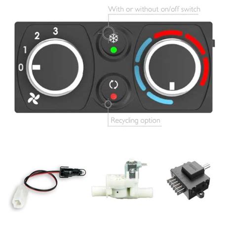 T Design Modular Control Panel Thermostat Controlled Heat A C