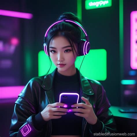 Person Using Lines Ai Companion Chatgpt Stable Diffusion Online