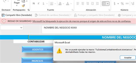 Bloqueo De Macros En Excel Asombroso Solo Para Office 365