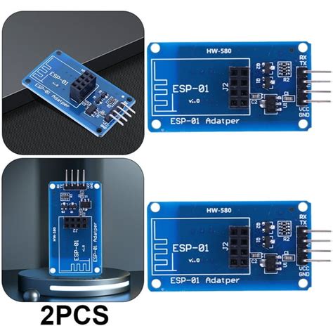 Esp8266 Esp 01 Módulo Adaptador Inalámbrico 3 3v 5v Breakout Pcb