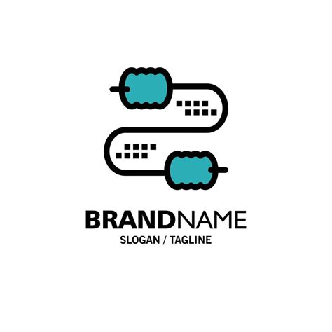 Cable Wire Joint Capacitors Business Logo Template Flat Color 13193534