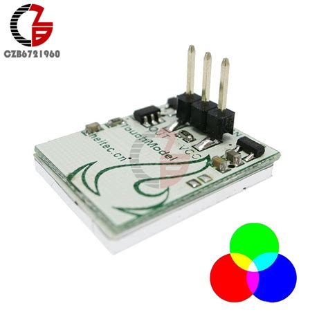 Capacitive Touch Switch HTTM Touch Button Sensor Module Green Blue Red