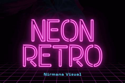 Neon Retro Demo Version Font 1001 Fonts