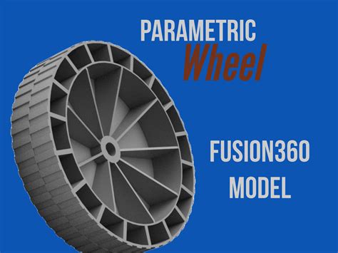 Wheel Parametric F360 By 3d7r1x Download Free Stl Model