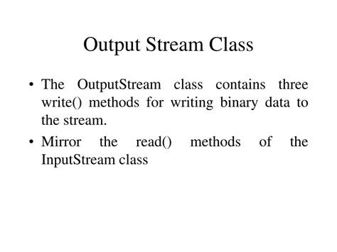 Ppt Java Io Streams Powerpoint Presentation Free Download Id3970563