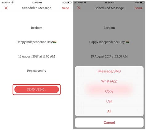 how to schedule text messages on iphone beebom