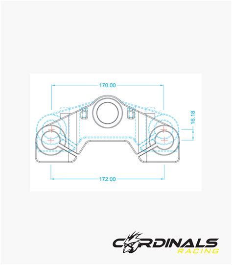 Alloy Cnc Steering Stem Offset Race Spec Cardinals Racing Alloy Cnc Steering Stem Offset Race Spec Cardinals Racing