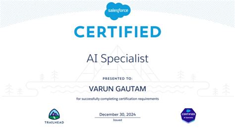 Salesforce Salesforce Ai Specialist Varun Gautam