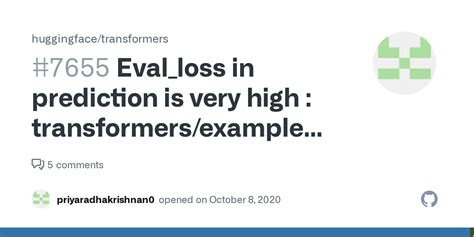 Eval Loss In Prediction Is Very High Transformers Examples Token Classification Run Ner Py