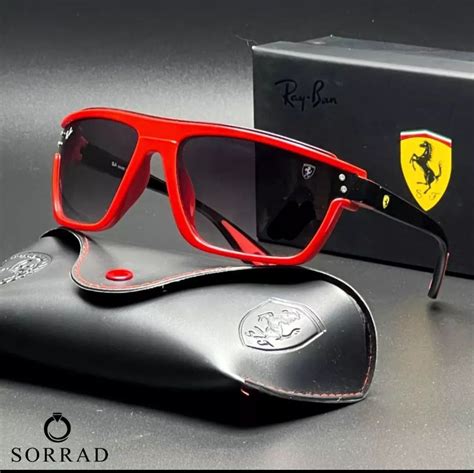 عینک اسپرت ری بن فراری فریم کائوچو عدسی پلی کربنات همراه با جعبه