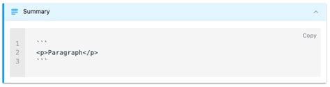 Question How To Properly Include Code Blocks Inside Details · Issue