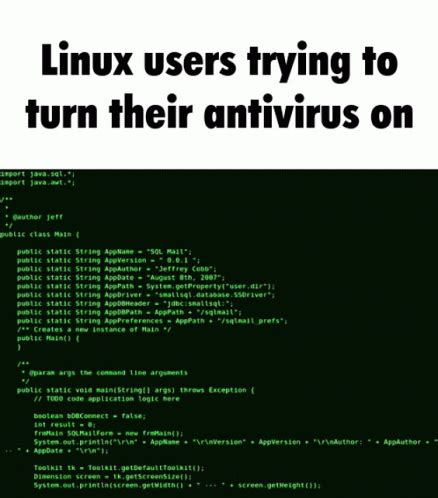 Linux Users GIF Linux Users Antivirus Discover Share GIFs