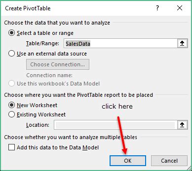 Use Multiple Tables To Create A PivotTable Microsoft Support Worksheets Library