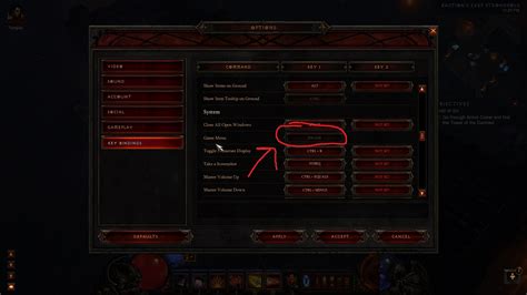 Diablo 3 Why Wont My Escape Key Work In The Keybindings Arqade