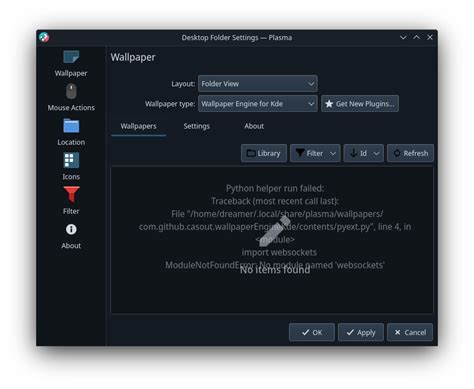 Not Working · Issue 187 · Catsoutwallpaper Engine Kde Plugin · Github